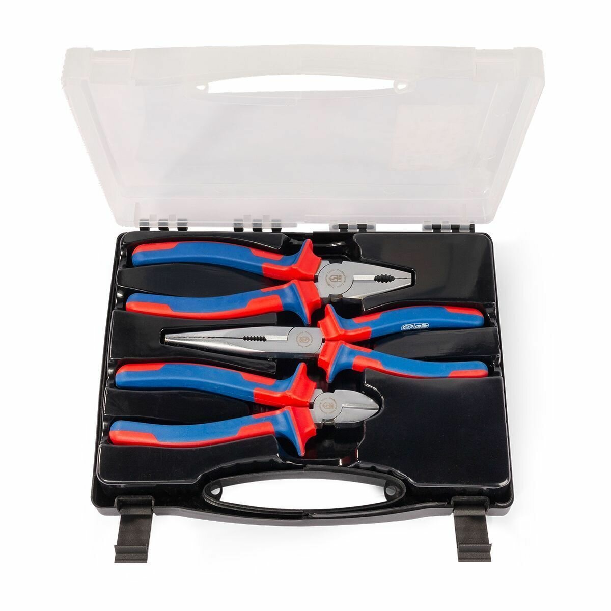 Набор НИС-05 инструмента для проведения слесарно-монтажных работ, 3 шт. в пластиковом кейсе (КВТ) 92067