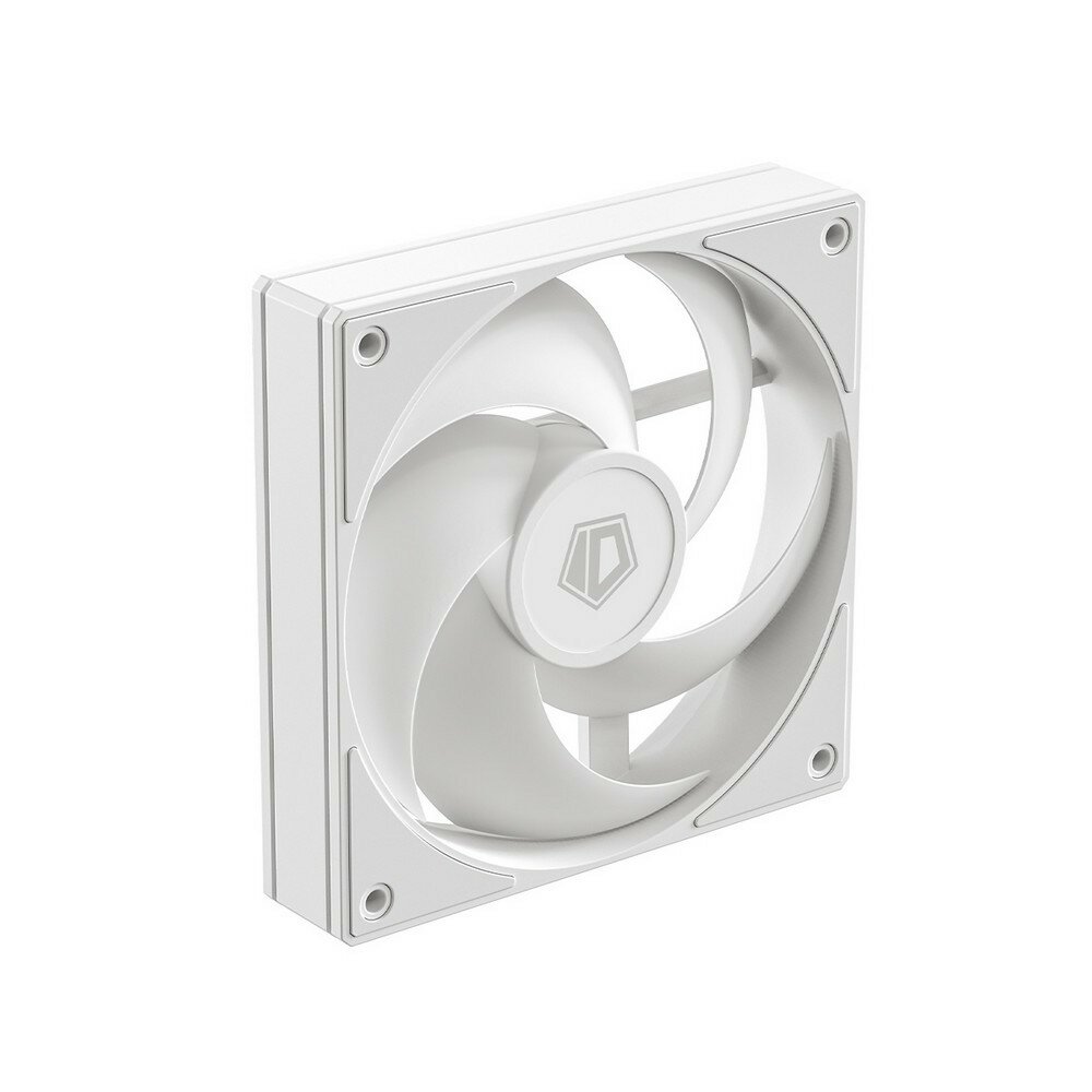 Вентилятор для корпуса ID-COOLING AS-120-W white (120mm, PWM 2000rpm, 58.0 CFM, 27.2 dB, 4 pin) (AS-120-W)