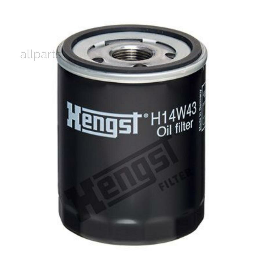 HENGST FILTER H14W43 Фильтр масляный FORD: TOURNEO CUSTOM 2.0TDCi 12/15-, TRANSIT 2.0TDCi/2.0TDCi 4x4 16-, TRANSIT CUSTOM 2.0TDCi 12/15-