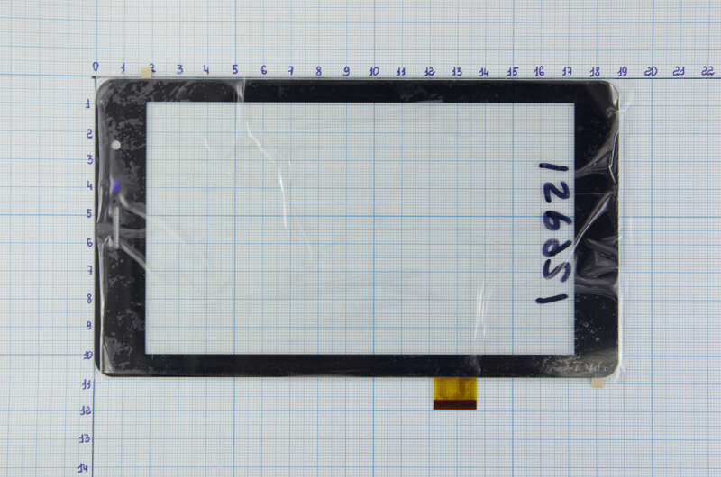 Тачскрин для китайских планшетов 126 7"Oysters 7X 3G/Oysters T7x 3G / Roverpad Air S70 / IconBit NetTab Sky 3G Plus / NT-3702S / NT-3710S / Perfeo 7012 (RS7F299D-V2.0) (YDT1241-A1) 51 pin (107x188мм)