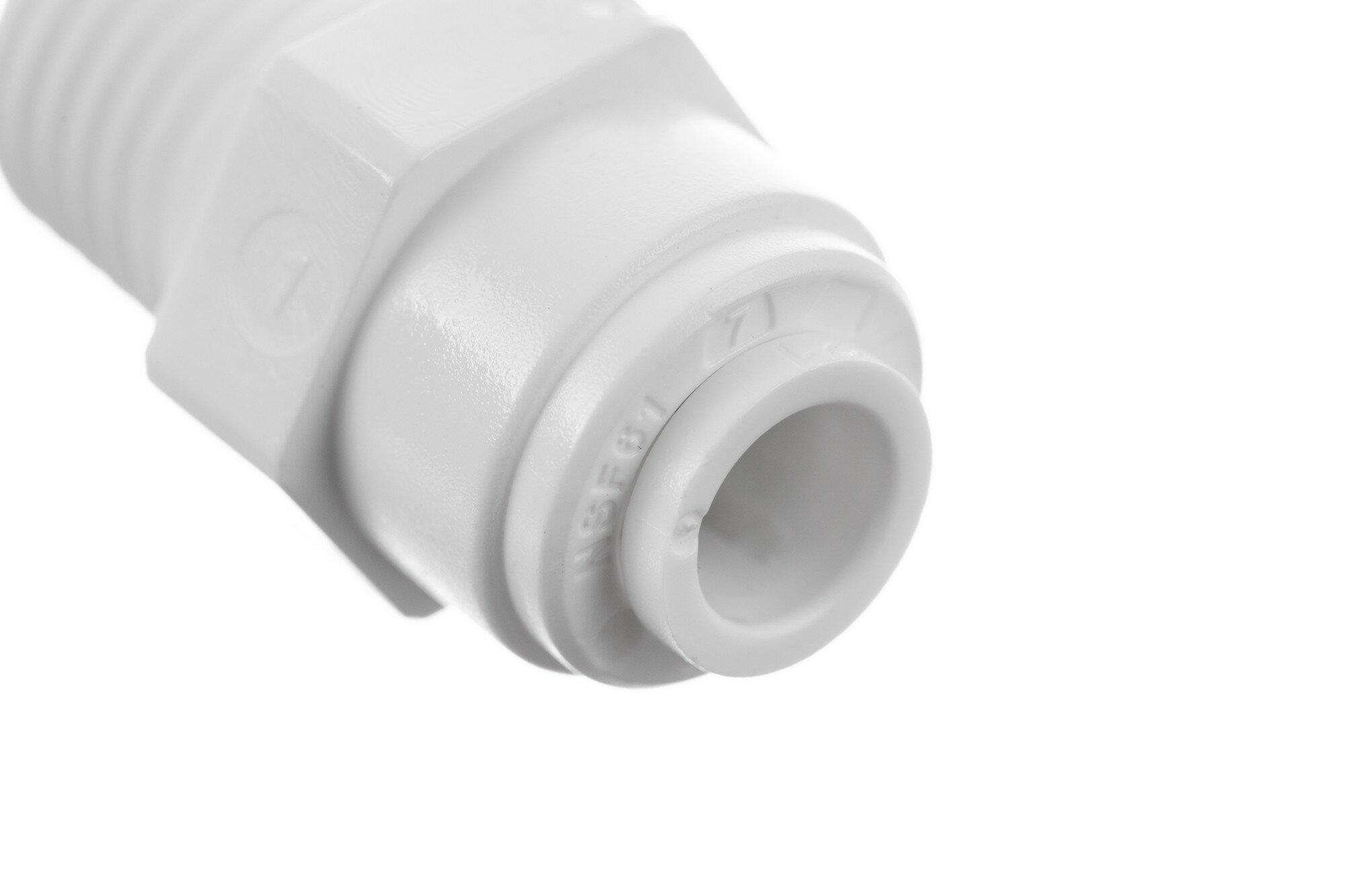 Переходник Гейзер MC0404, для фильтров, трубка-резьба, пластик