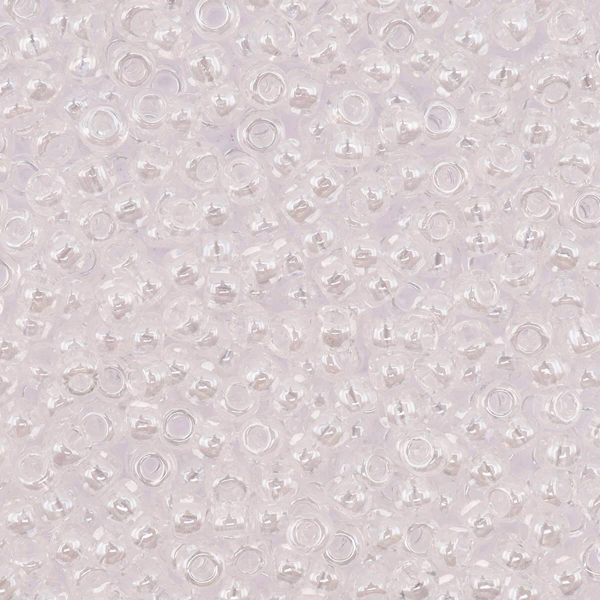 Бисер Preciosa 48102 прозрачный блестящий (10/0) 2.3 мм, 5 г, цена за 2 уп.