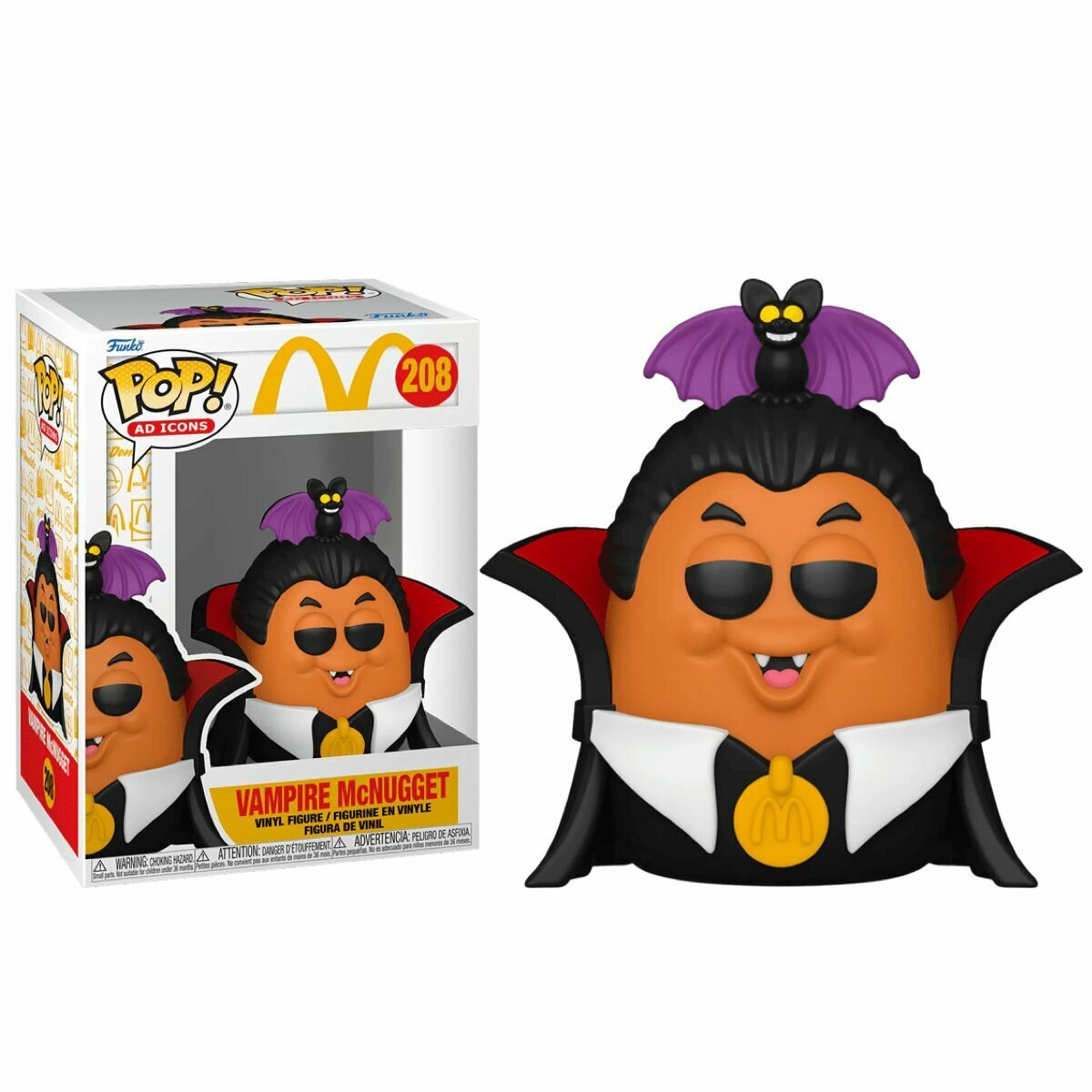 Фигурка Funko POP Vampire McNugget McDonalds из серии Ad Icons / Вампир Макнаггет из Маскоты Макдональдс Фанко ПОП