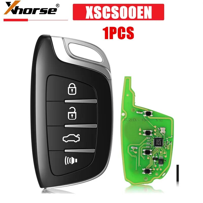 Xhorse XSCS00EN Smarty Remote Colorful Crystal Style (Smartkey) Смарт-ключ 4 кнопки для VVDI2 Mini Key Tool 1PCS
