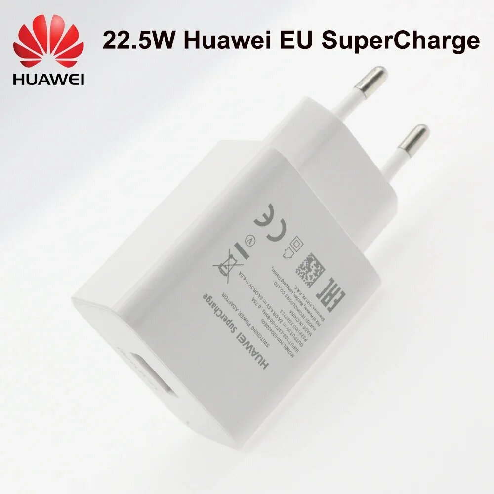 Оригинальное суперзарядное устройство Huawei Mate 9 10 20 P10 Plus P20 Pro Honor 20 EU Charger Only