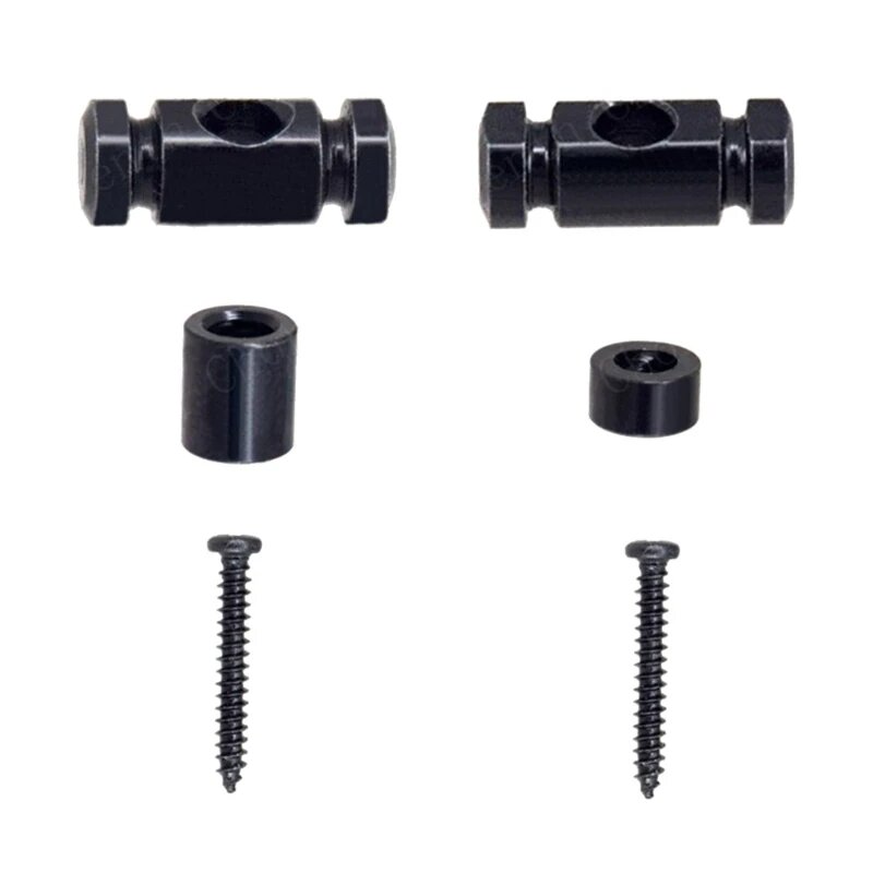 Роликовые направляющие для струн OOTDTY 2 шт. Черный, Black