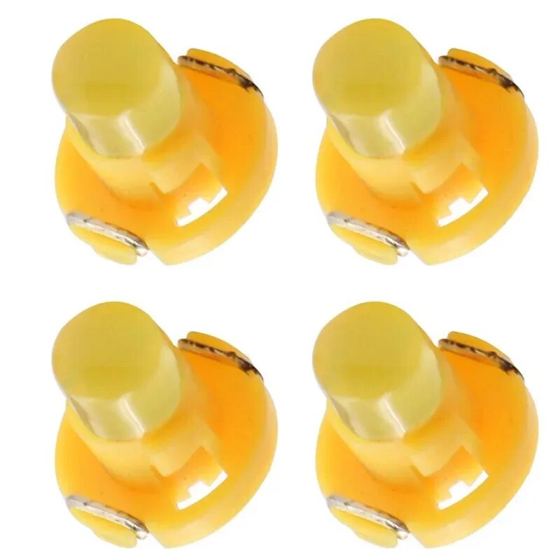 4x T3 LED лампа, желтый свет, 3D COB