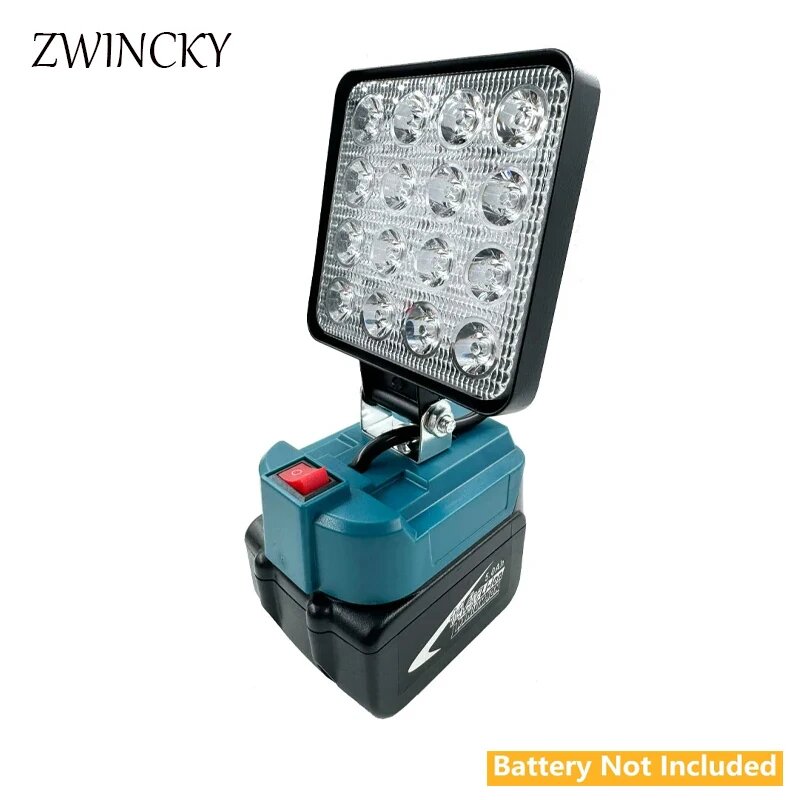Светодиодный фонарик ZWINCKY для Makita 18 В With Dual USB