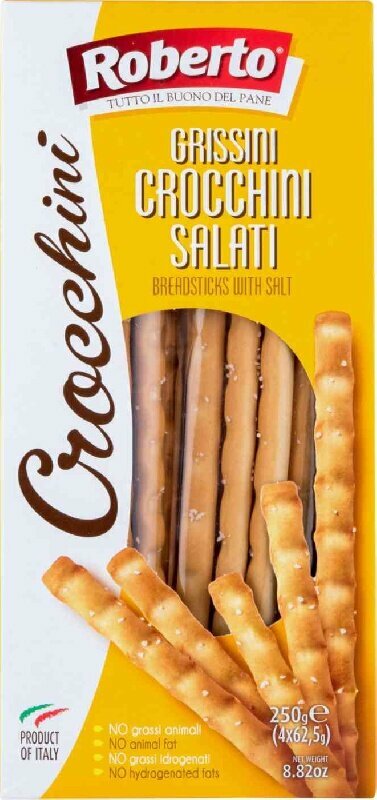Хлебные палочки Roberto Гриссини Кроккини с солью /картон/ 250г
