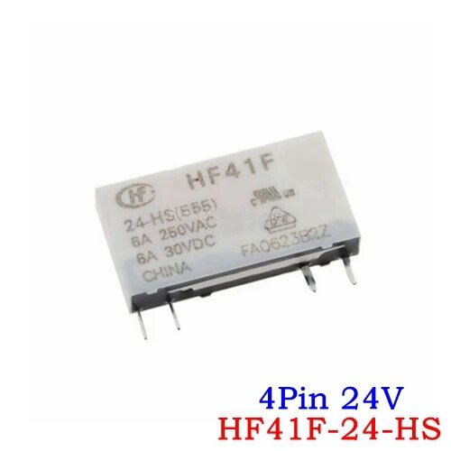 Реле HF41F 24V 4Pin