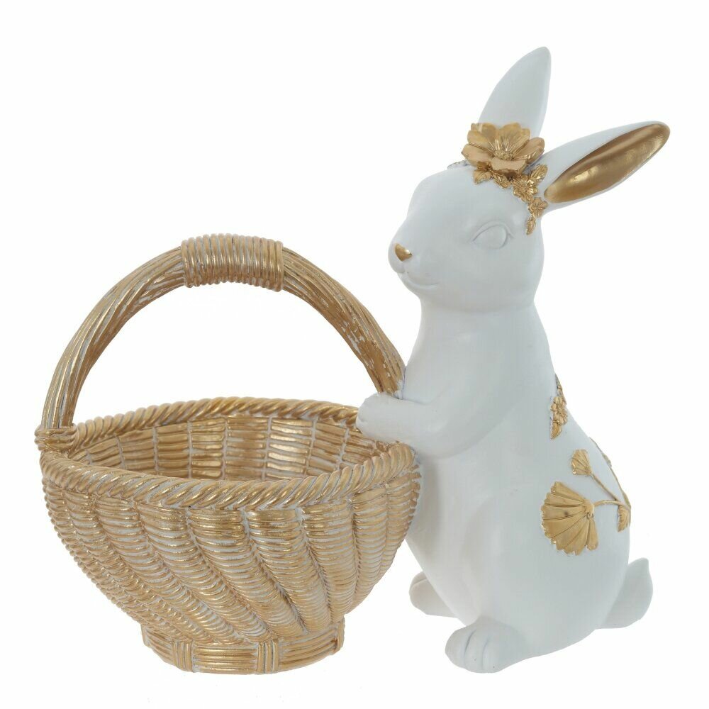Конфетница пасхальная "Заяц с корзиной", 24х15х24 см