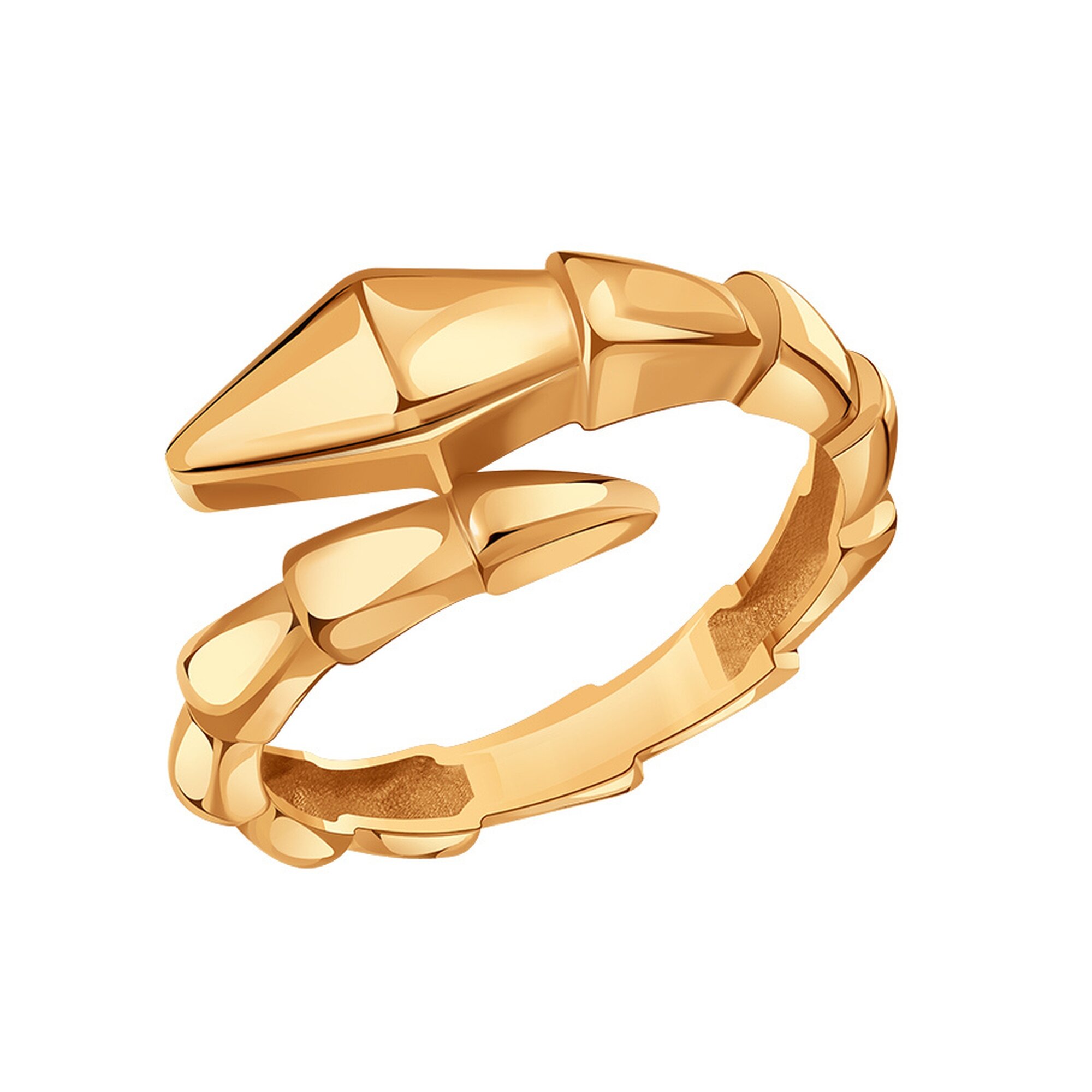 Кольцо, красное золото, 585 проба