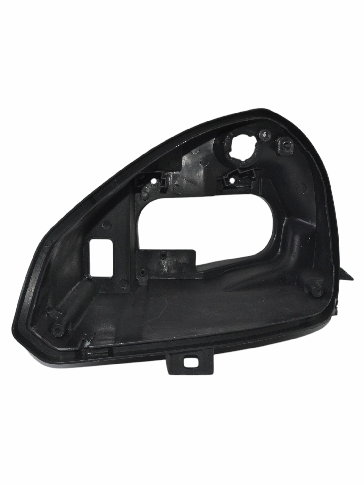 Корпус фары, для Лада Приора, передний, левый, ABS-пластик, черный