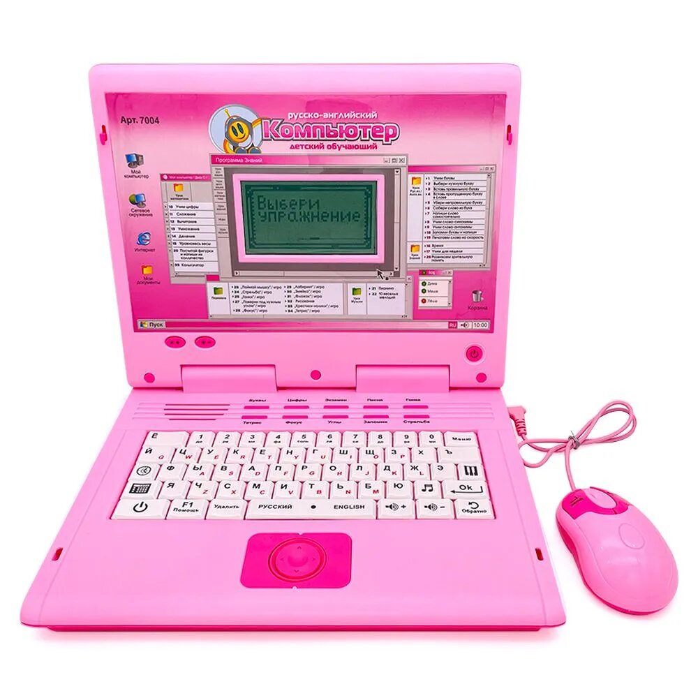 Детский Развивающий Компьютер Для Ребенка С Мышкой Развивающие Игрушки От 1 / 2 / 3 Года набор для творчества для девочек