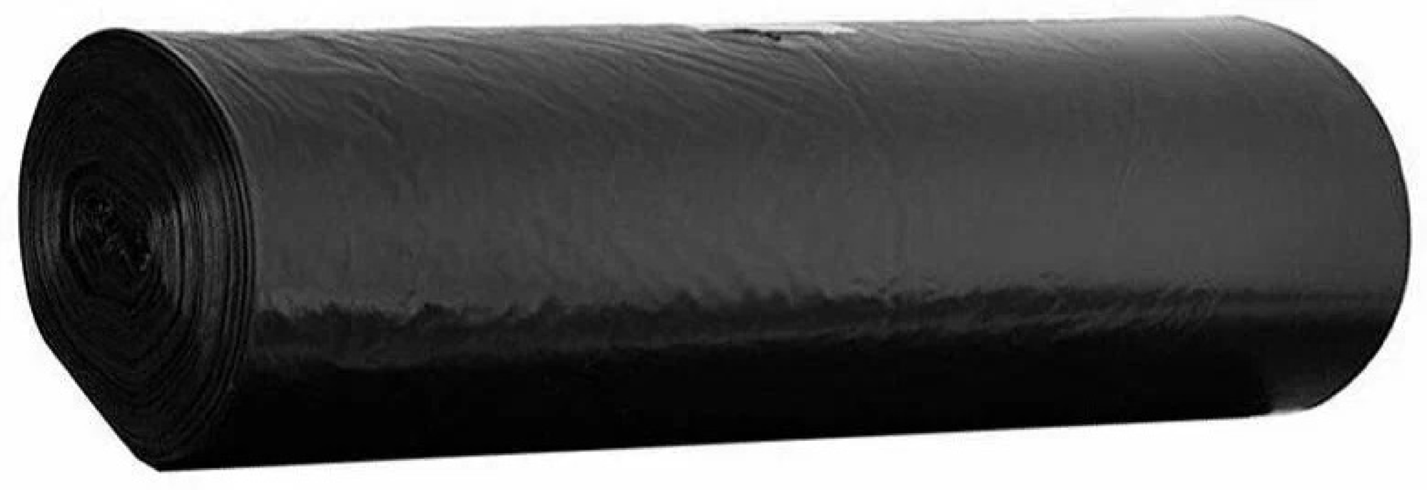 Мешки для мусора промышленные, особо прочные, из ПВД, черные, 240л, в рулоне 10шт. / хозяйственные товары
