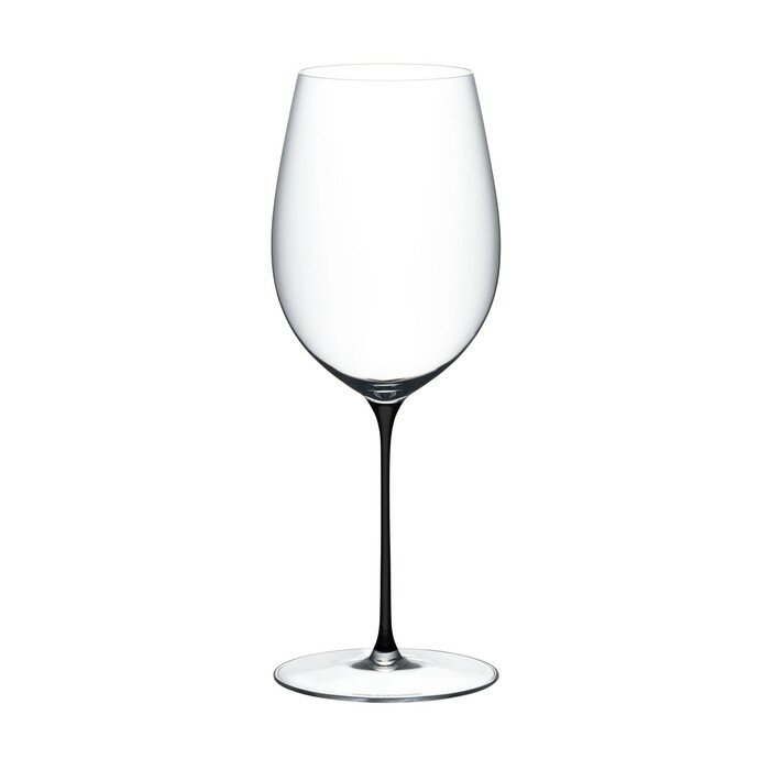 Бокал для красного вина Bordeaux Grand Cru 953 мл, черная ножка, хрусталь, Superleggero, Riedel, Австрия, 6425/00B