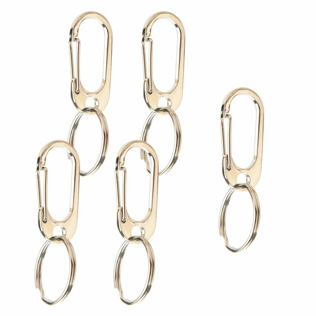 Инструменты для кемпинга на открытом воздухе, Внешний крючок для быстрого крепления - серебряный, 5 штук