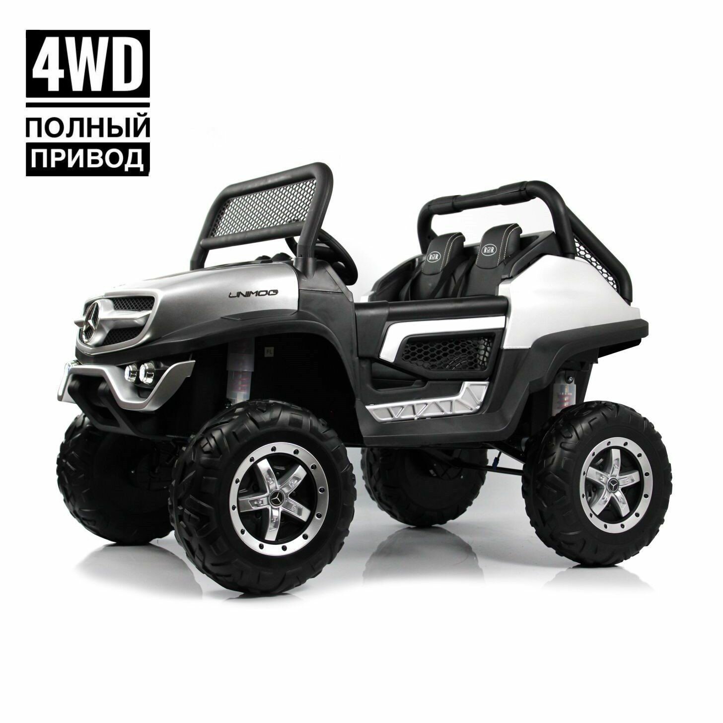 Электромобиль Rivertoys Mercedes-Benz Unimog P555BP, полный привод