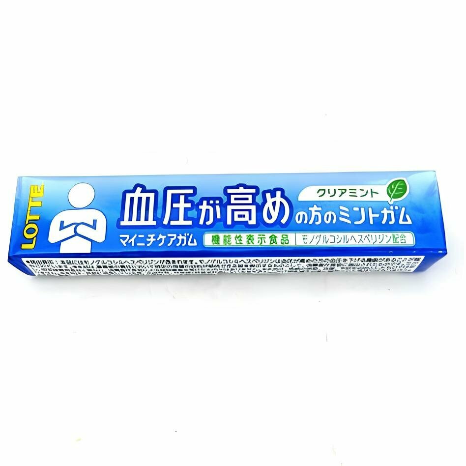 LOTTE Жевательная резинка MAINICHIKEA для людей с повышенным давлением 14 подушечек