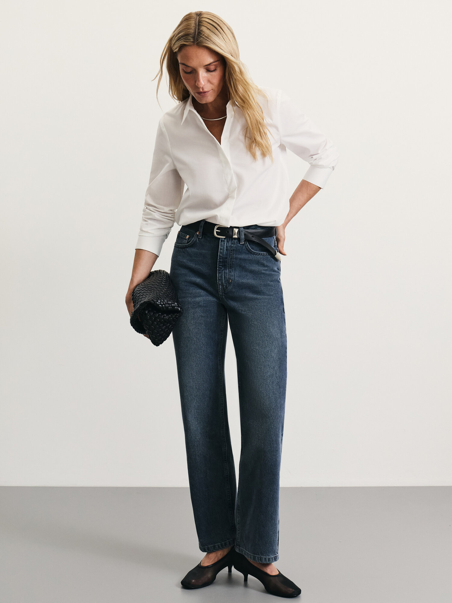 Джинсы straight 