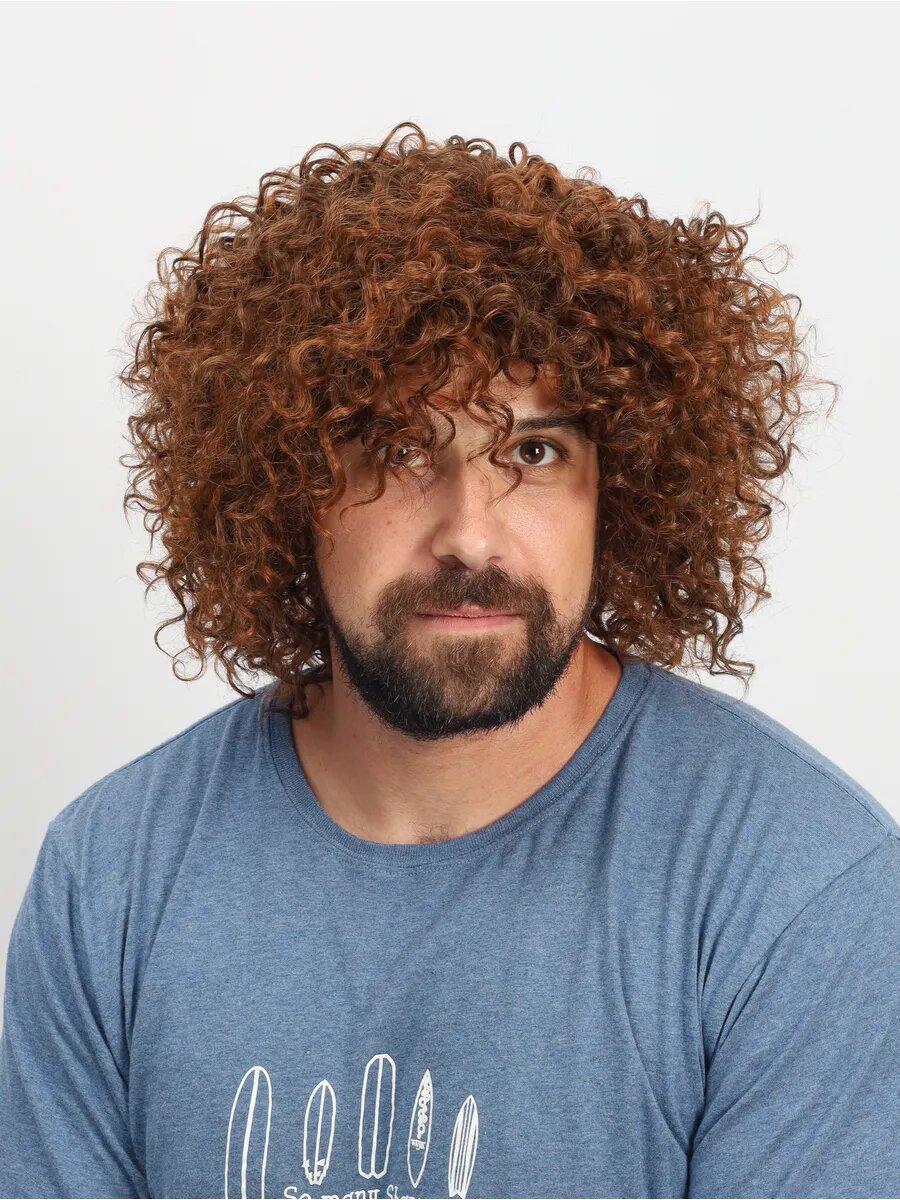 Парик мужской кудрявые волосы