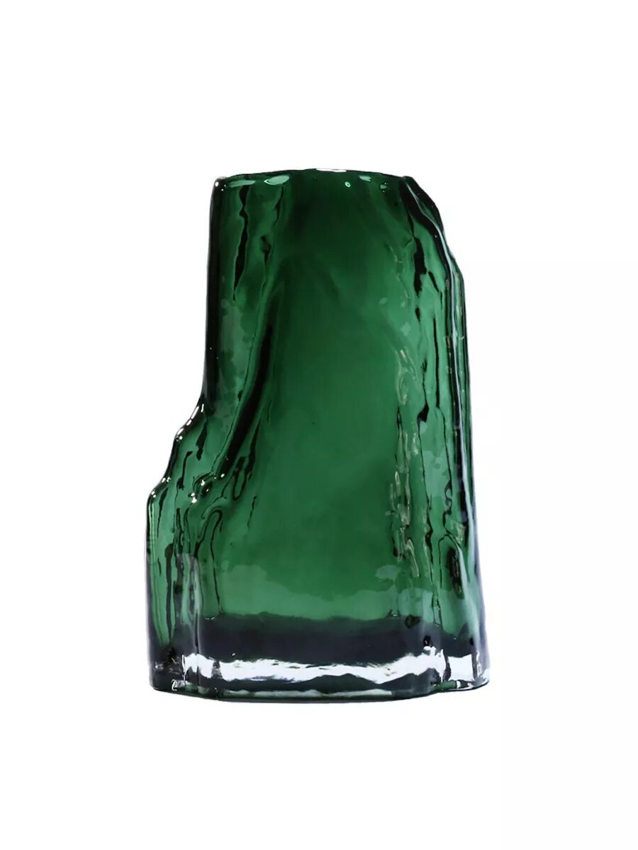 Ваза зеленая - айсберг 1,25