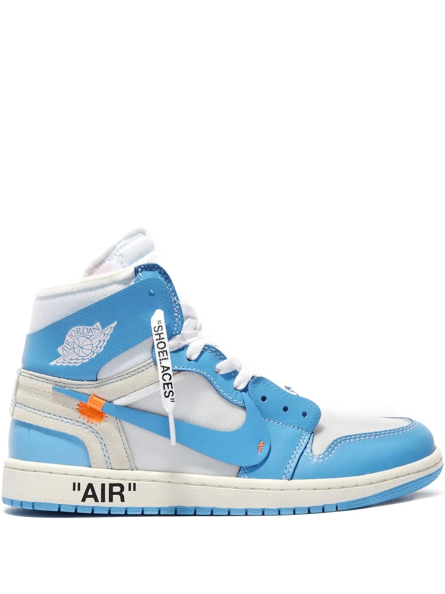 Кроссовки Air Jordan 1 Retro High "Off-White - UNC"