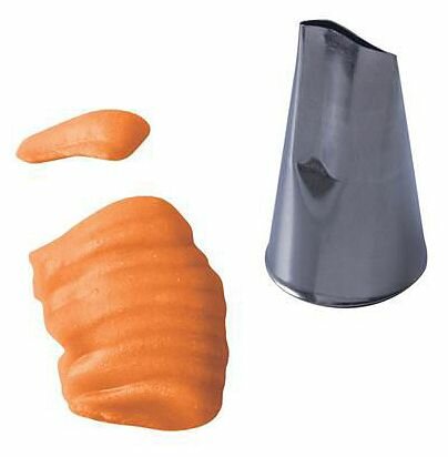 Насадка кондитерская "Волна", длина 20мм, верх d-18мм, h-36мм