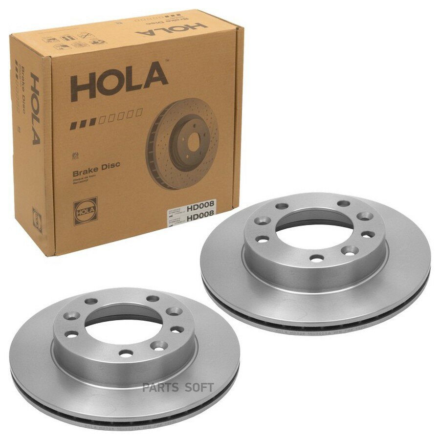 HOLA HD008 Тормозной диск вентилируемый (передний) GAZ Sobol (2217) ()