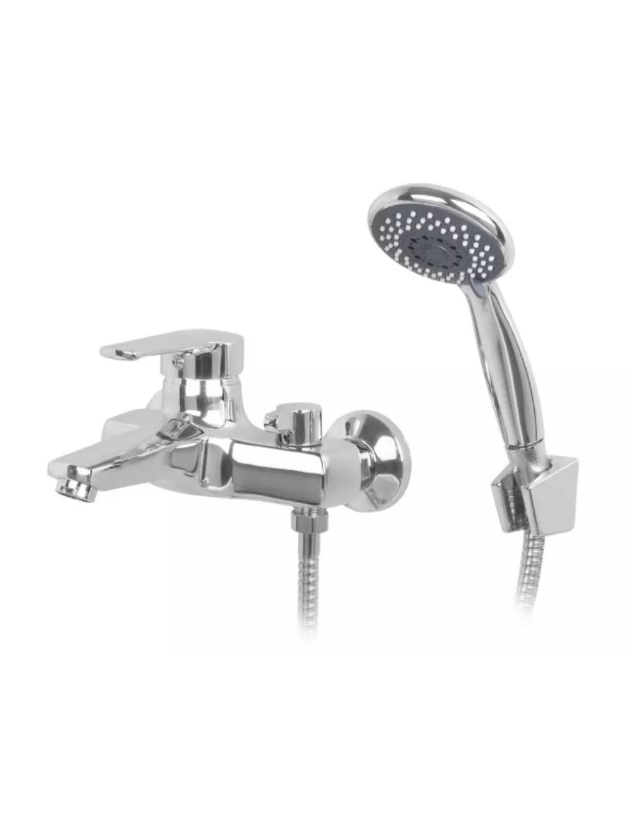 Смеситель для ванны ECONOCE серия 630 (EC0635) с душевой лейкой и шлангом, неподвижный излив излив