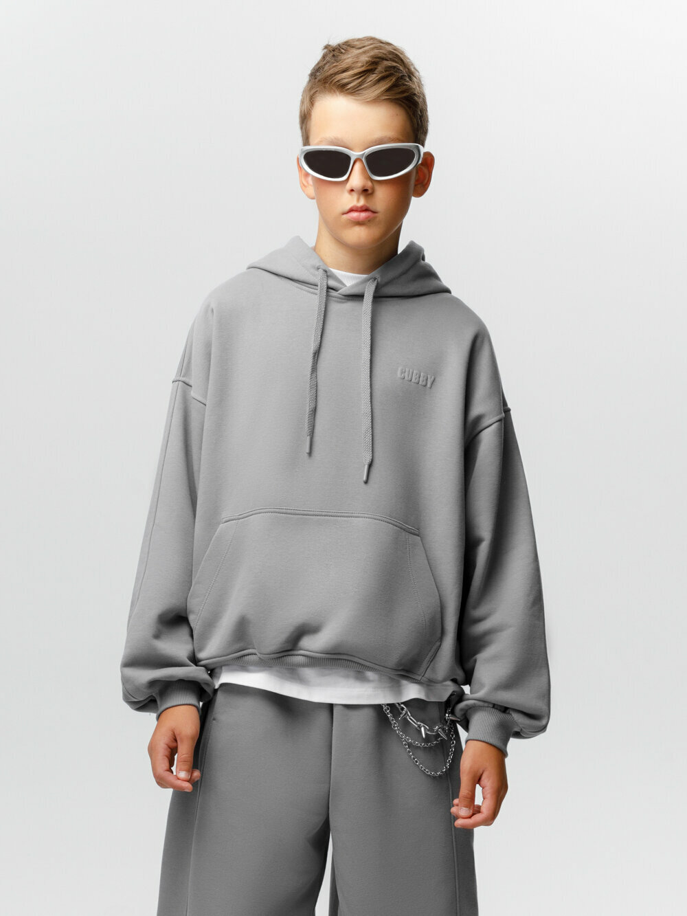 Худи КБ 302927/серый 3911