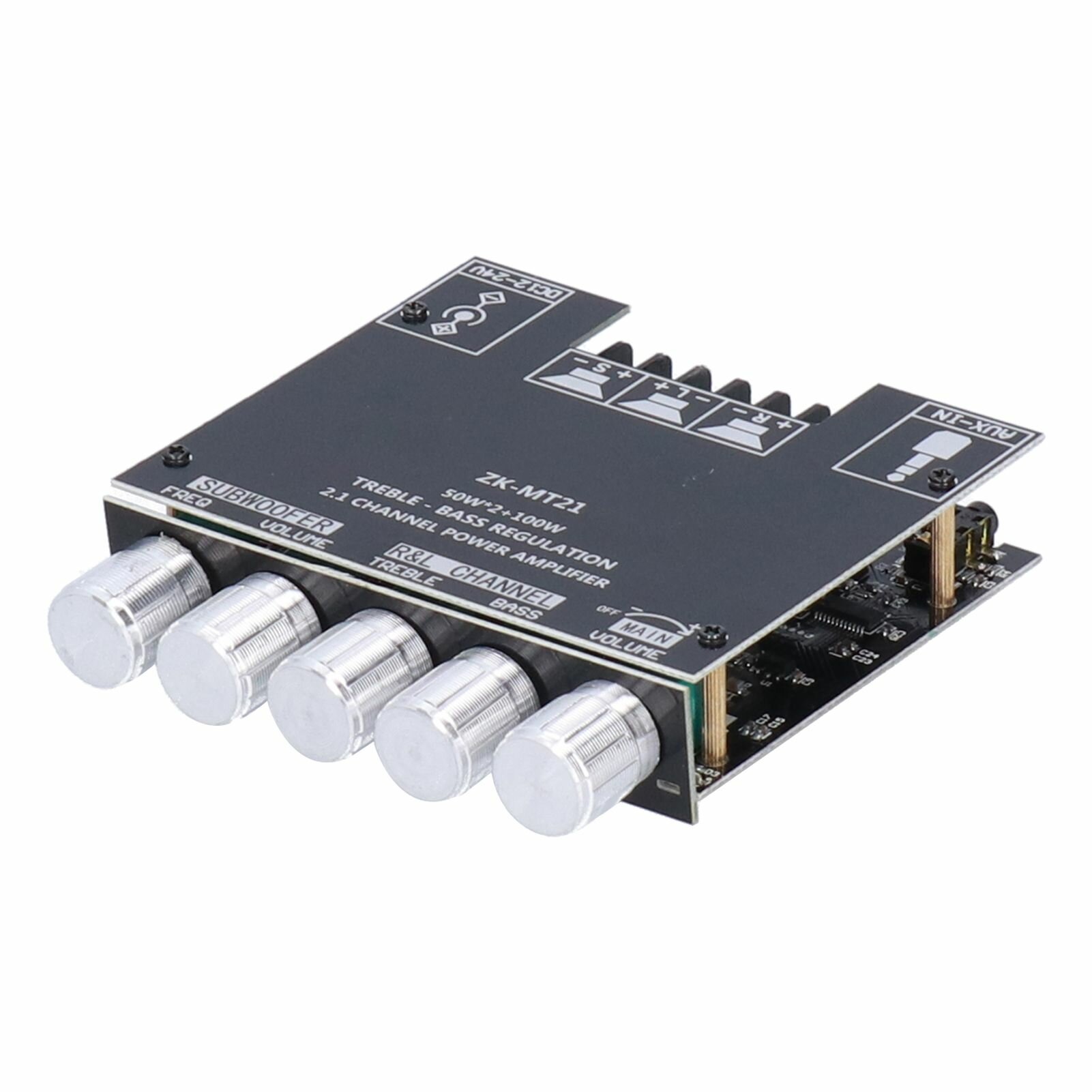 Цифровой усилитель 2.1 с мощными НЧ/ВЧ каналами