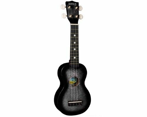 Hamano U2Kit/CBK Black Sparkle сопрано укулеле