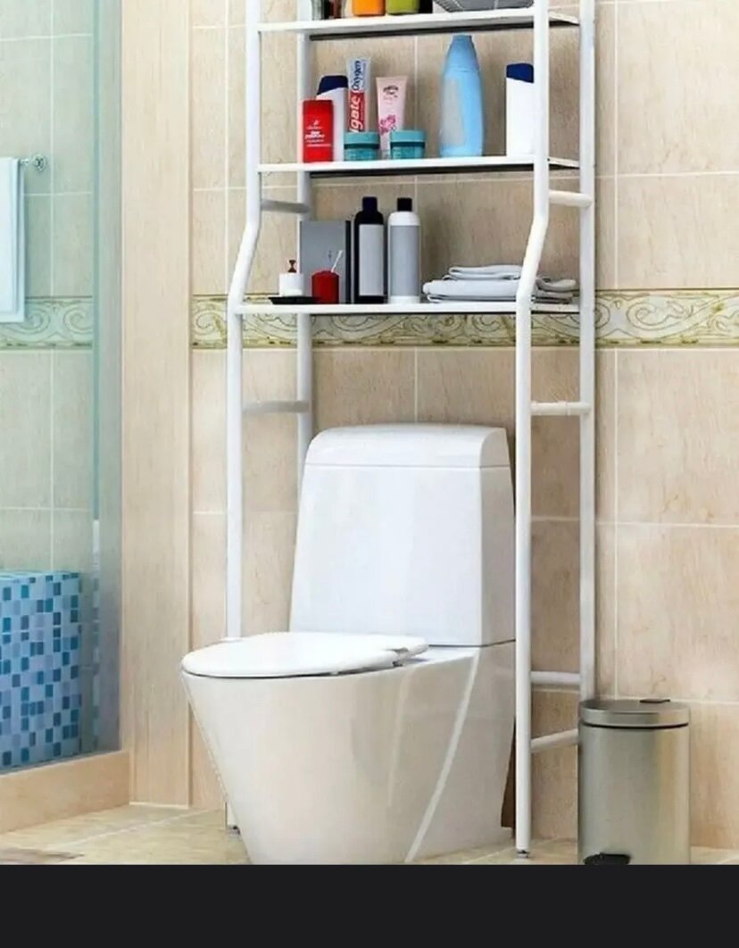 Стеллаж для туалета "TOILET RACK" TW-101, напольный, для ванных комнат