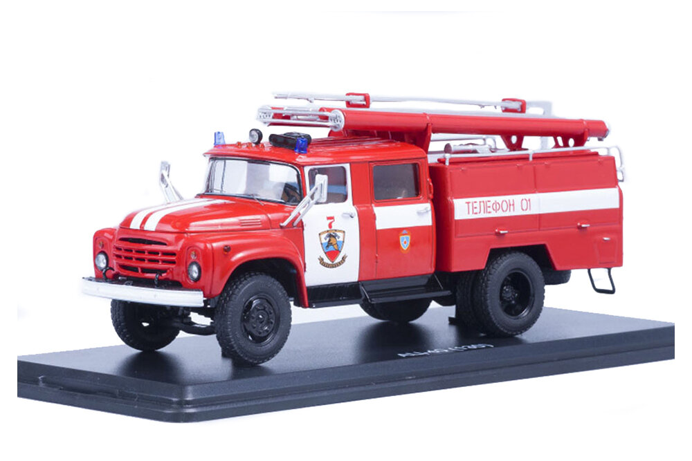 Модель коллекционная SSM Лихачев 130 АЦ-40 пч #7 северодвинск с эмблемой мчс