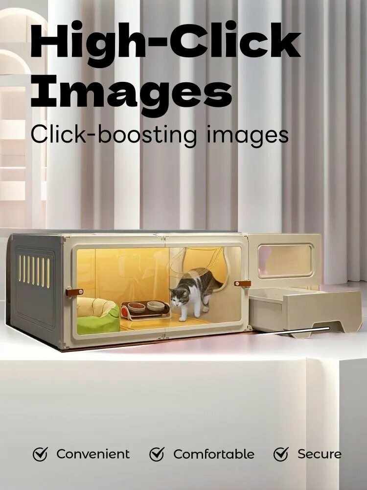 Милый кошачий домик Большая клетка для кошек