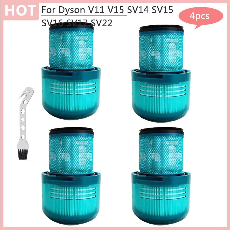 Для Dyson V11 V15 SV14 SV15 SV16 SV17 SV22 Робот-пылесос V15 Detter Absolute V11 Запасные части для фильтра Hepa для животных
