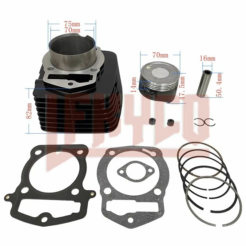 Цилиндро-поршневая группа на применимый 170FMN d-70mm Racer 300 (Fighter/Panther/Ranger/Enduro/Skyway)