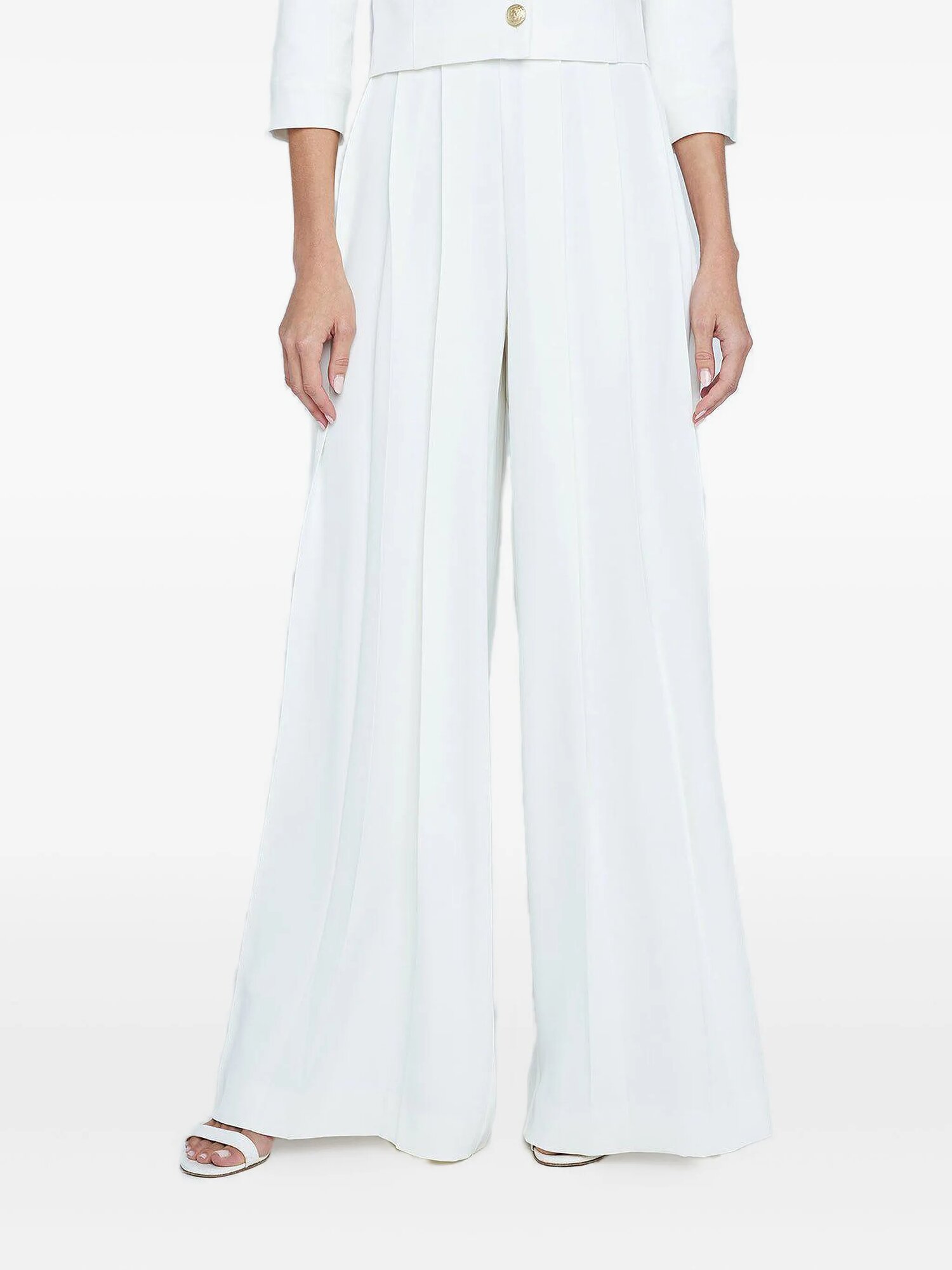 Брюки L'Agence Nova trousers, размер 8, white — фото 1