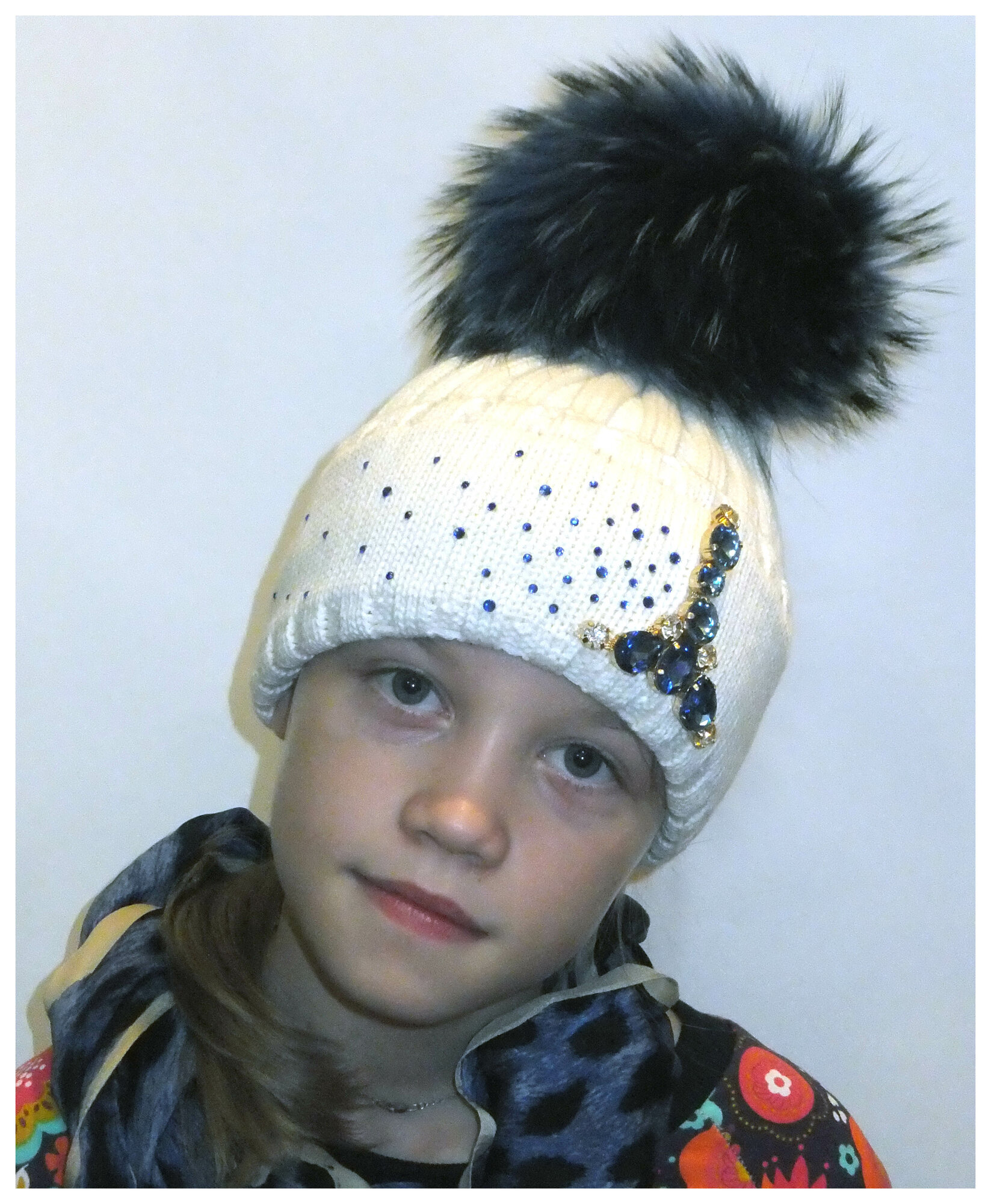 Шапка Лазурит для девочек