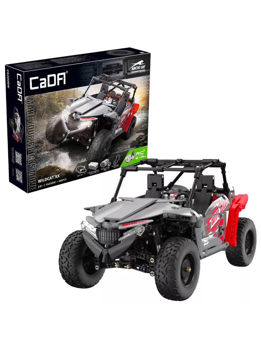 Конструктор внедорожник Wildcat XX 686 элементов C62006W, 686 деталей