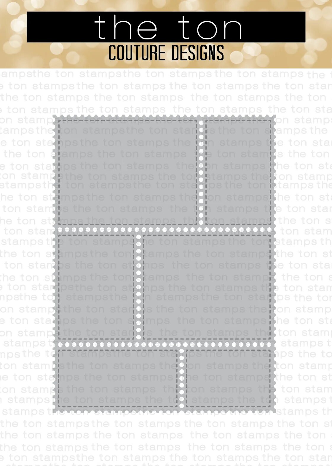 Штамп для вырубки The Ton Couture Designs H4006-dies, серый