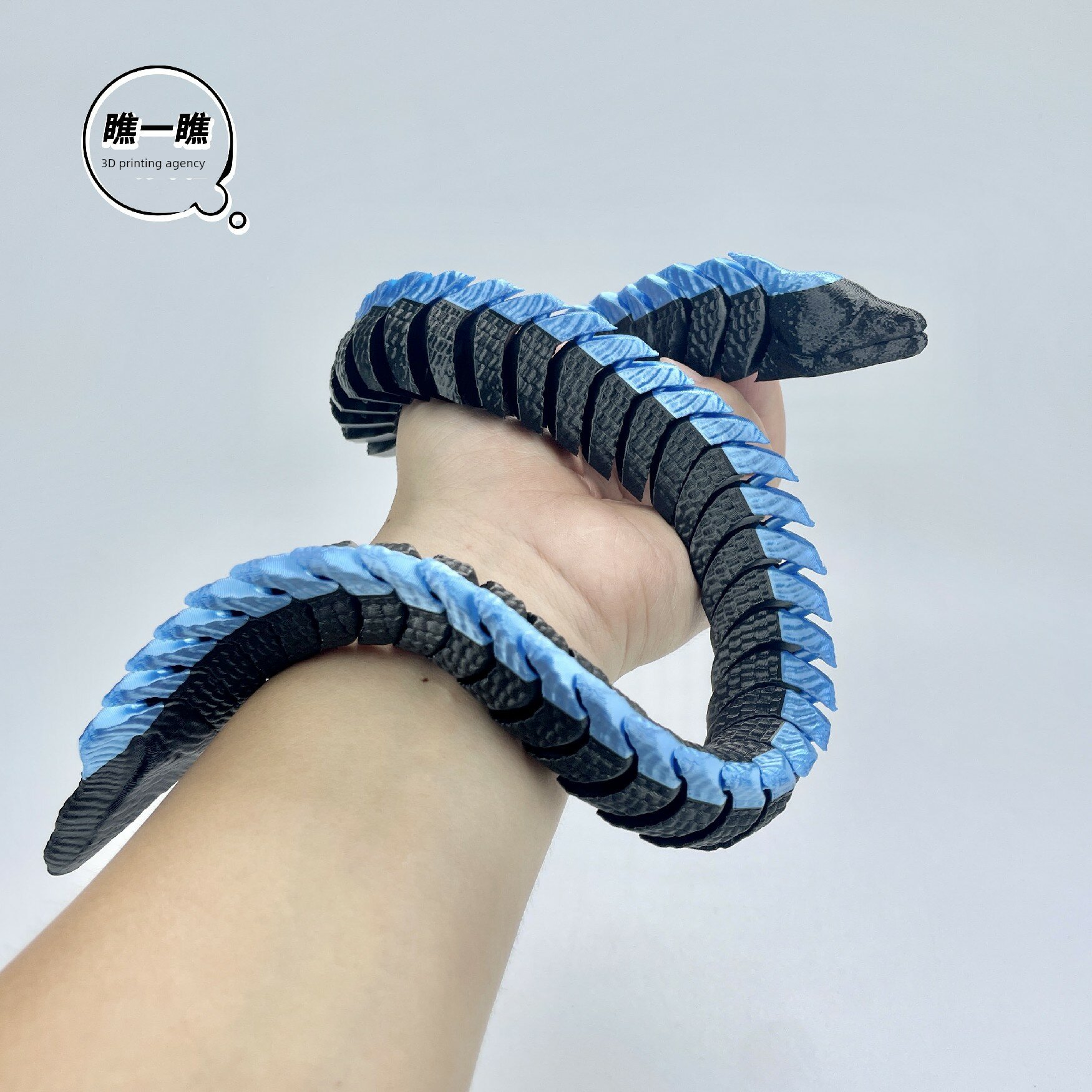 3D-печатная реалистичная модель электрического угря с подвижными суставами, игрушка, украшение, декор, реквизит для