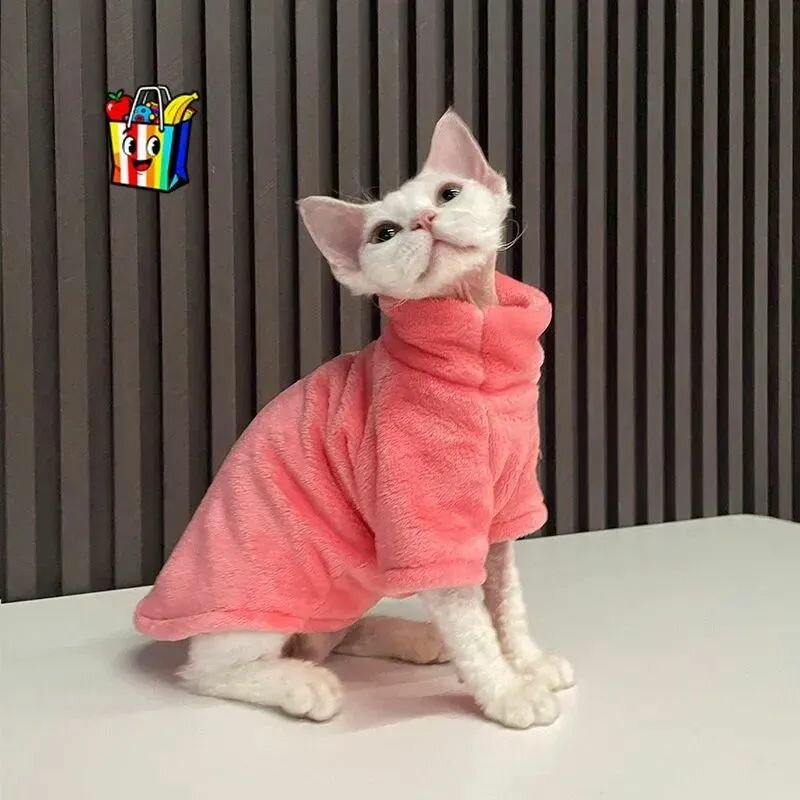 Зимняя одежда для кошек, свитер для кошек-сфинксов