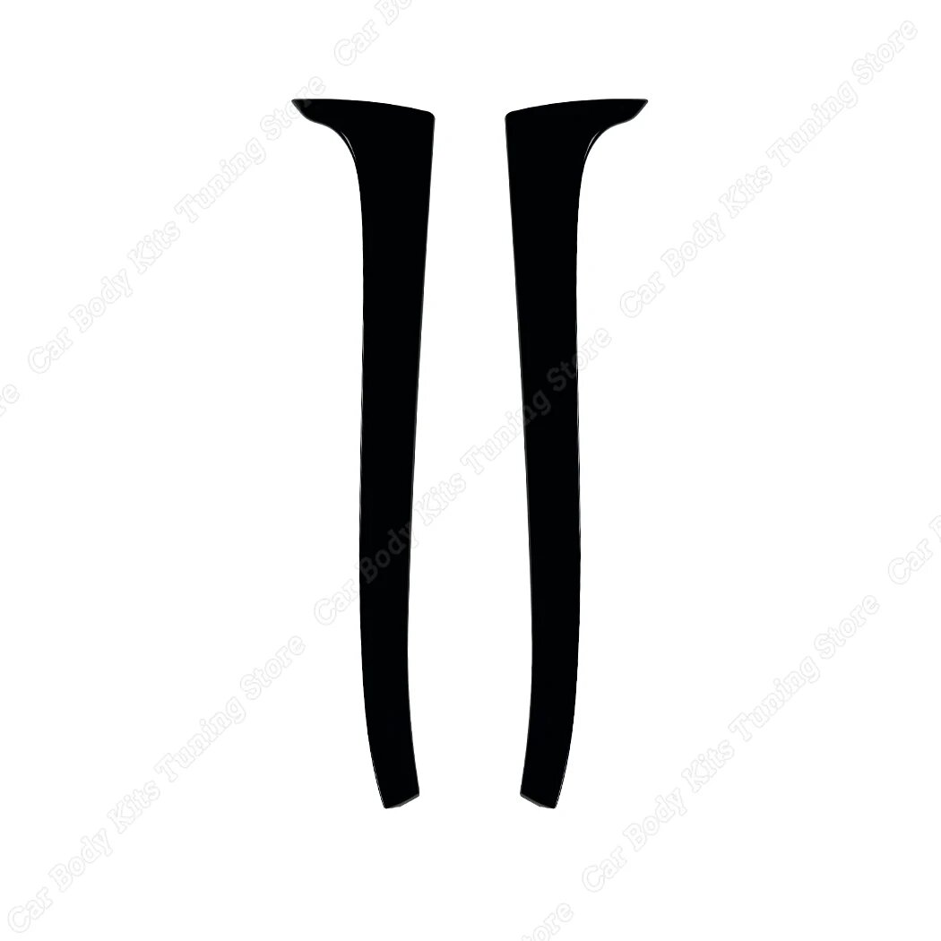 Спойлер на заднее окно, 2 шт, для Volkswagen Polo IV MK4 9N 9N3 2001-2009, хэтчбек, боковое крыло, сплиттер, накладка, наклейка, обвесы