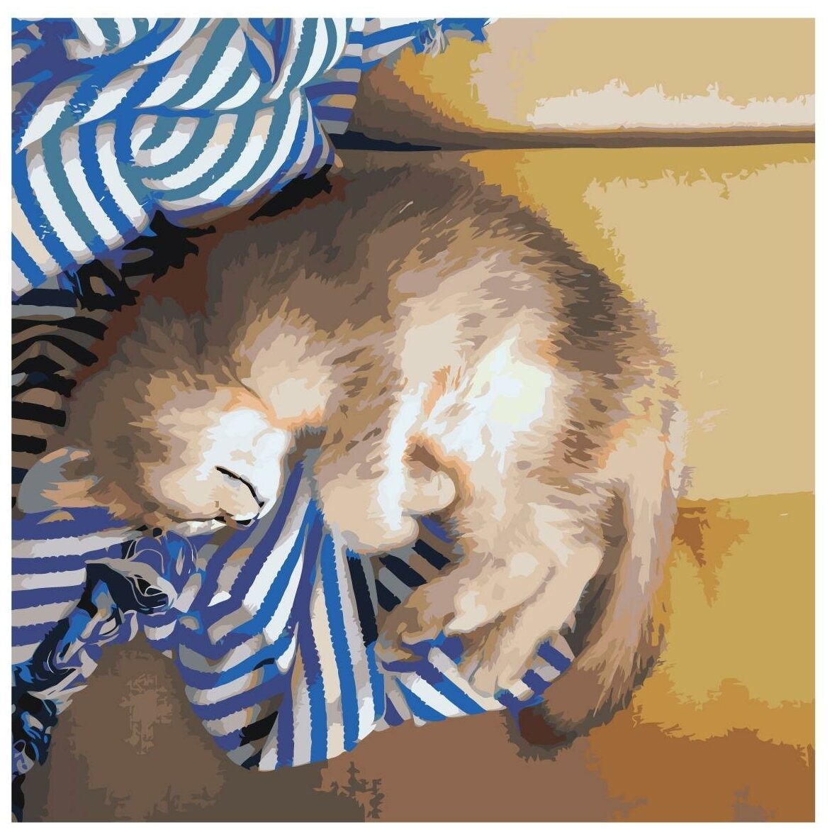 Картина по номерам, "Живопись по номерам", 80 x 80, ZAI498578v2