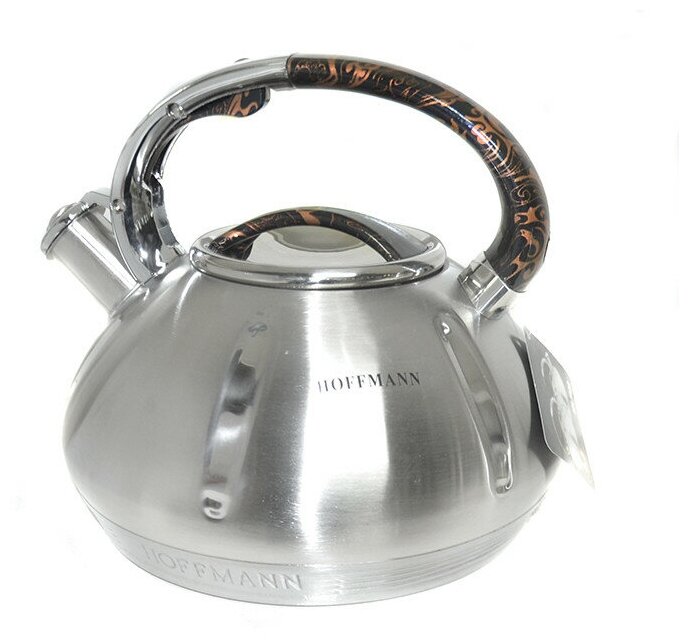 Чайник 3л нержавеющая сталь НМ 5532/2 со свистком Hoffmann