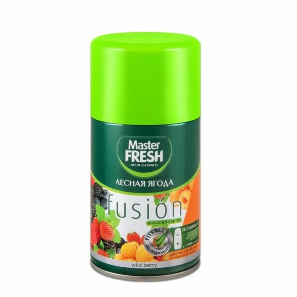 Master Fresh Баллон сменный для автоматического спрея, лесная ягода, 250 мл