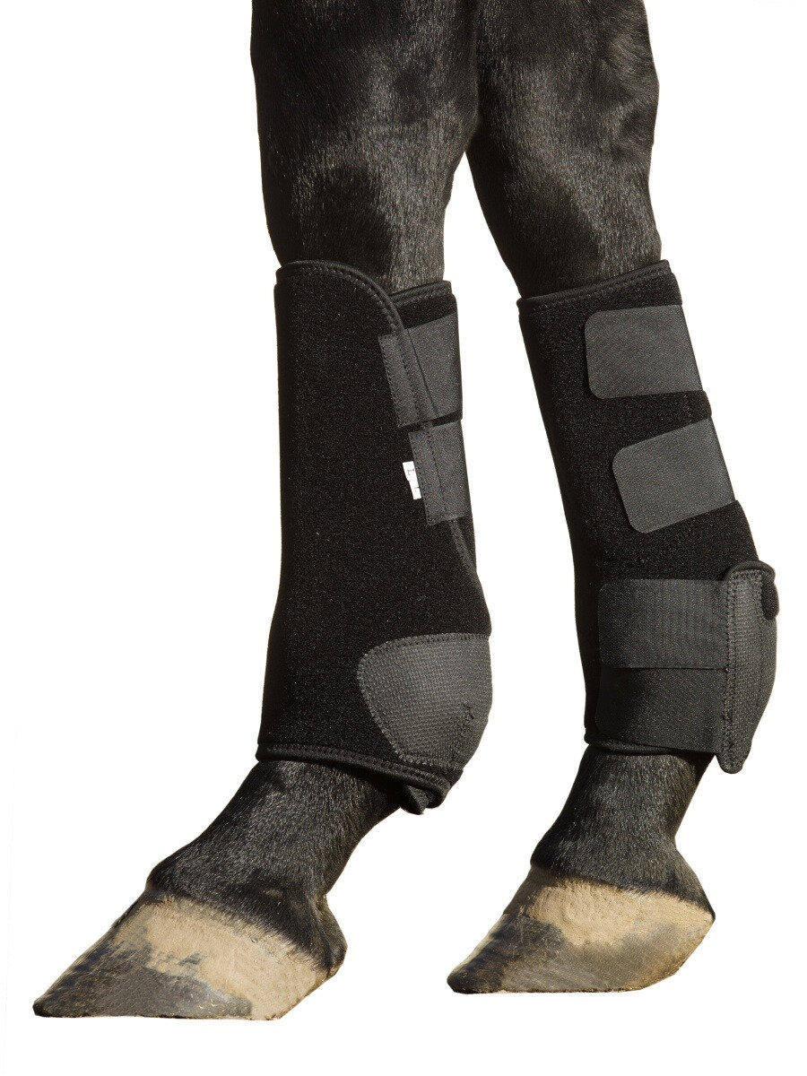 Sweethorse / Ногавки для лошадей 2шт, спандекс и нейлон, черные, Full