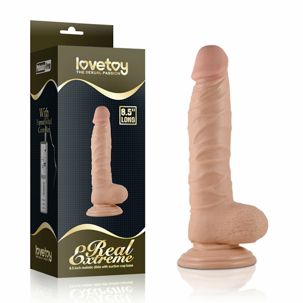 Фаллоимитатор Real Extreme Dildo 350041 тёмный телесный